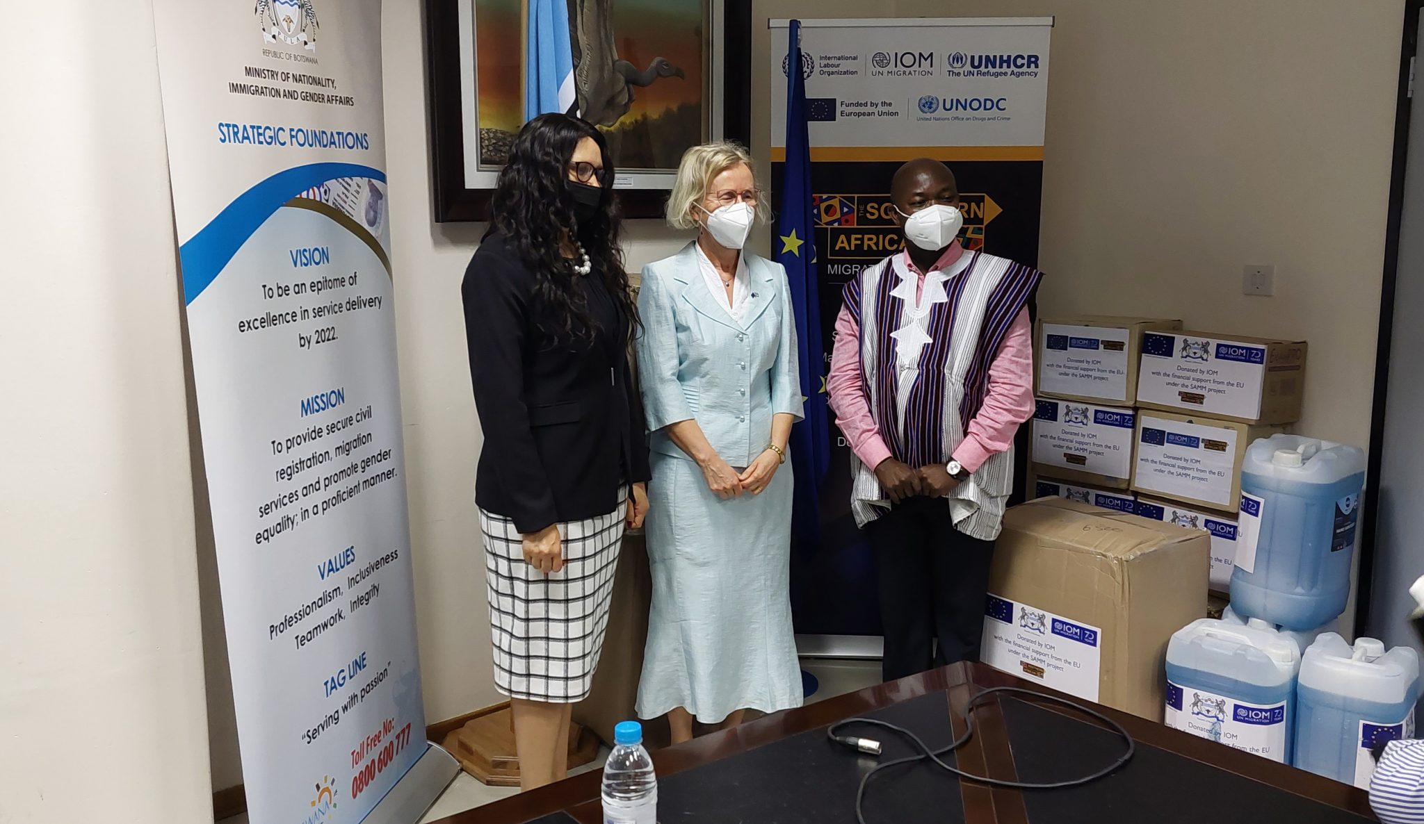 » IOM, supported by the EU, donates medical items to support the ...